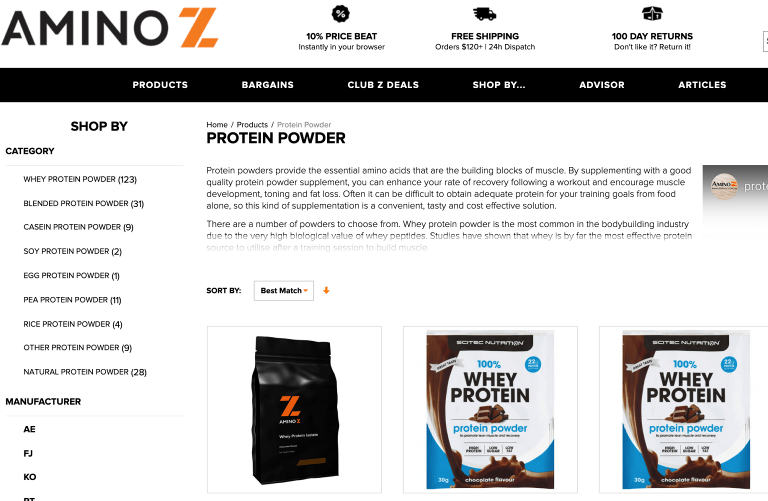 Best Protein Stores In Australia For 2024 (Cheapest Prices)